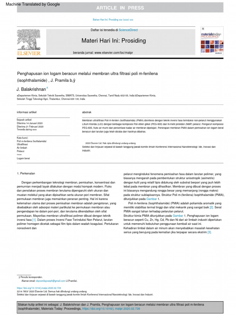 Balakrishnan 2020 | PDF