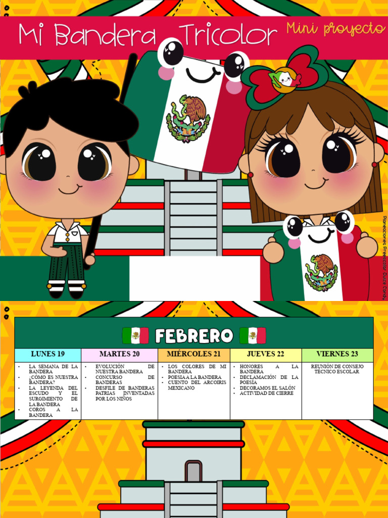 Actividades de la Semana de la Bandera | PDF | Pensamiento | México