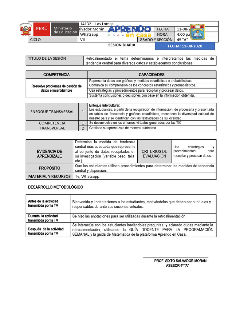 Sec.-Mat.-11-08-2020-Determinamos e Interpretamos Las Medidas de ... Sec.-Mat.-11-08-2020-Determinamos e Interpretamos Las Medidas de ...