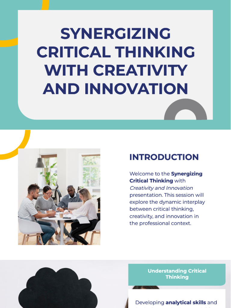 Slidesgo Synergizing Critical Thinking With Creativity and Innovation ...