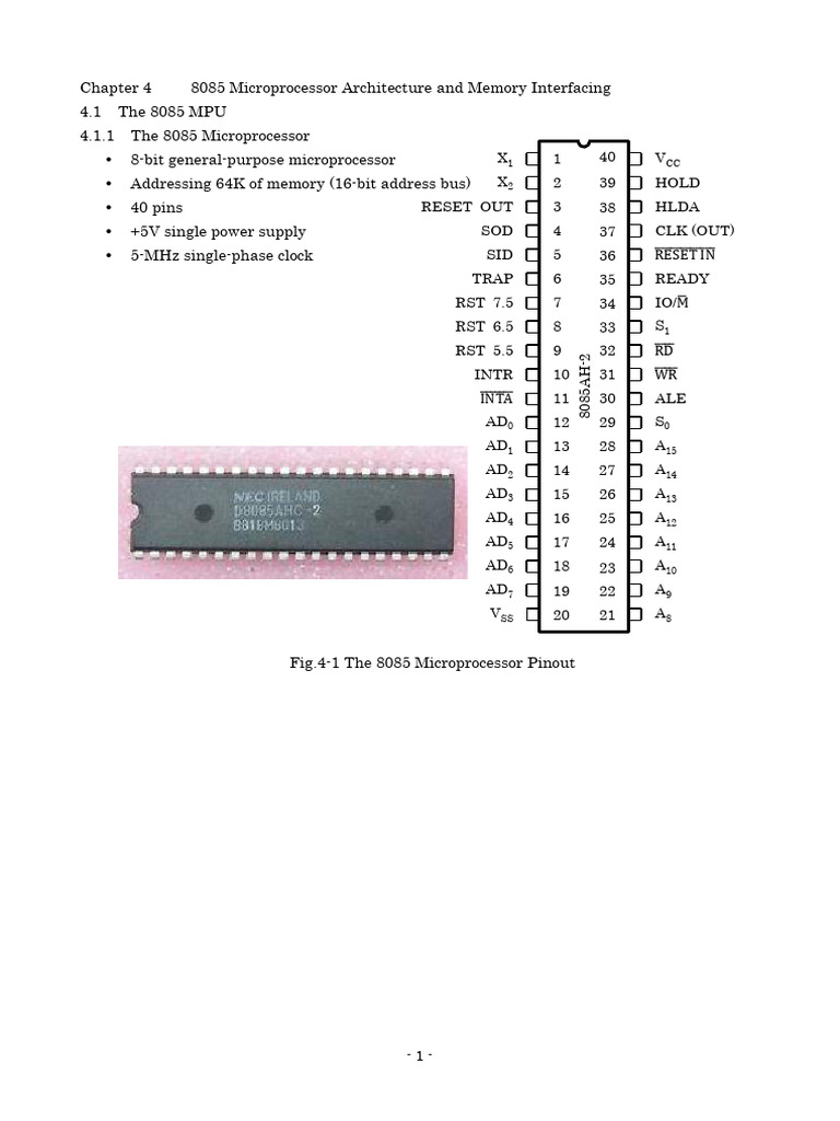 2022Microprocessor_BE3EC_Lecture_No.4 - Copy | PDF | Input/Output | Central Processing Unit