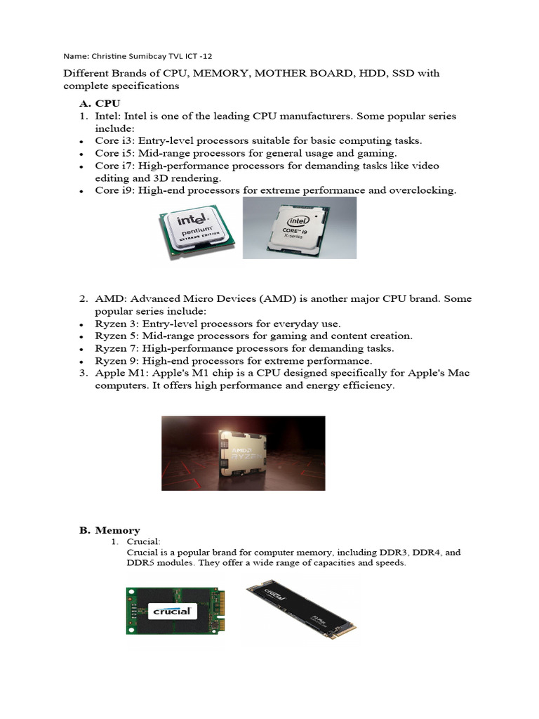 Differents Brands BOBIE | PDF | Hard Disk Drive | Computer Architecture
