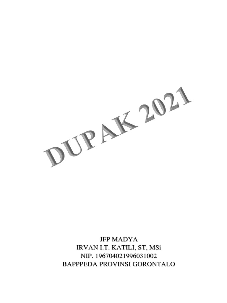 Dupak Komplit2021 | PDF