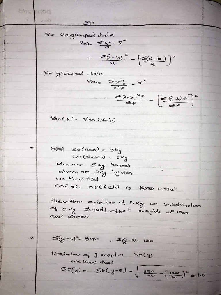 3d-Statistics s | PDF
