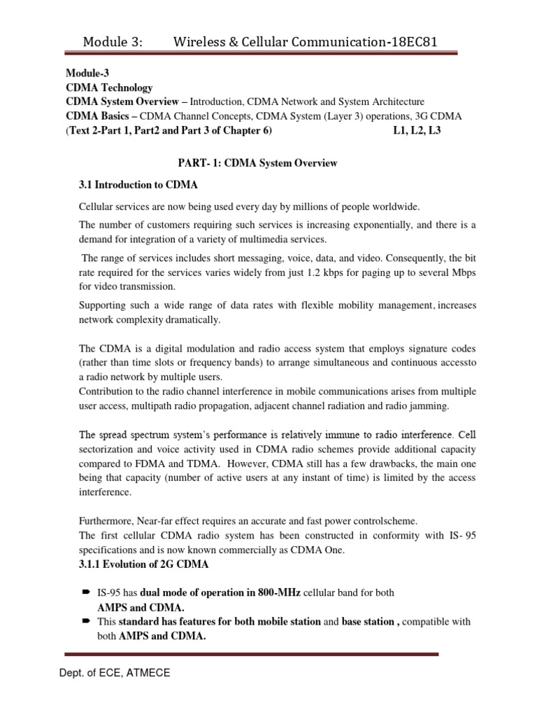 Module3_WCC | PDF | Cellular Network | Computer Network