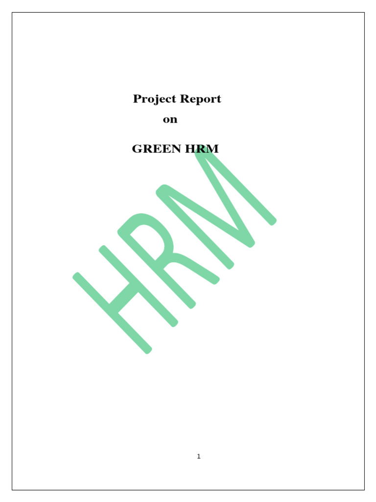 P R Green HRM Compressed | PDF | Human Resource Management | Human Resources