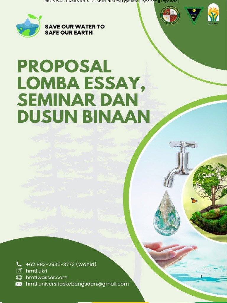 Proposal Eksternal Laminar X Dusbin 2024 | PDF