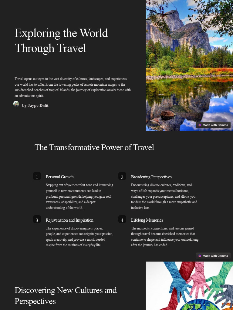 Exploring-the-World-Through-Travel (2) | PDF