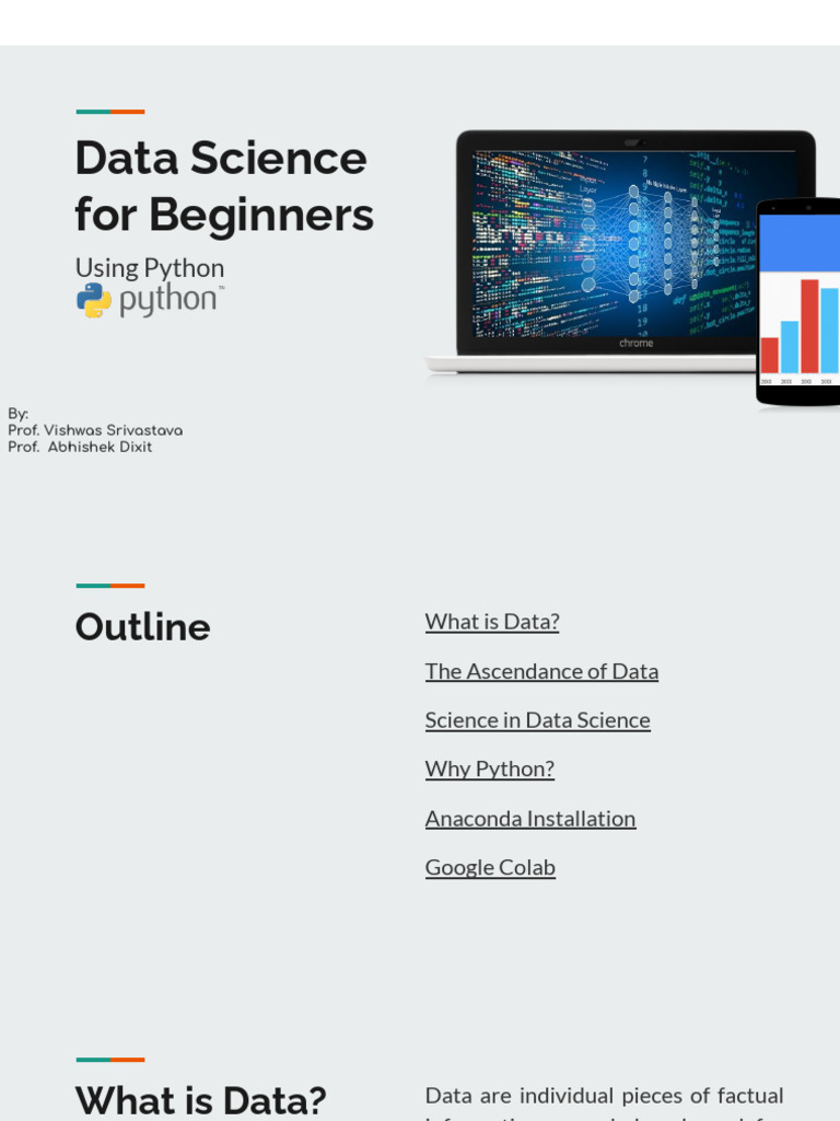 Lecture 2 Data Science For Beginners | PDF | Data Science | Data Lecture 2 Data Science For Beginners | PDF | Data Science | Data