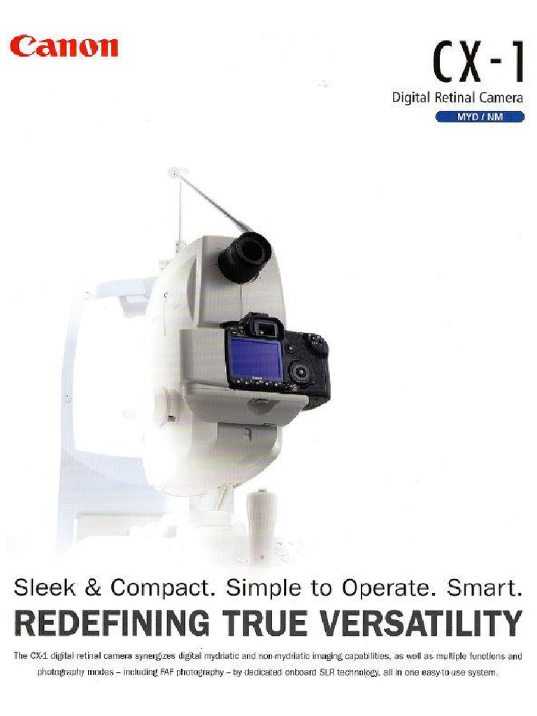 Brosur Canon CX-1 | PDF