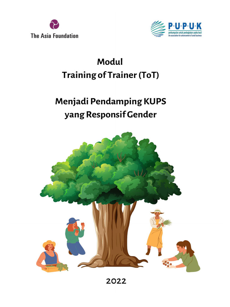 Modul ToT Menjadi Pendamping KUPS Yang Responsif Gender - V2 | PDF