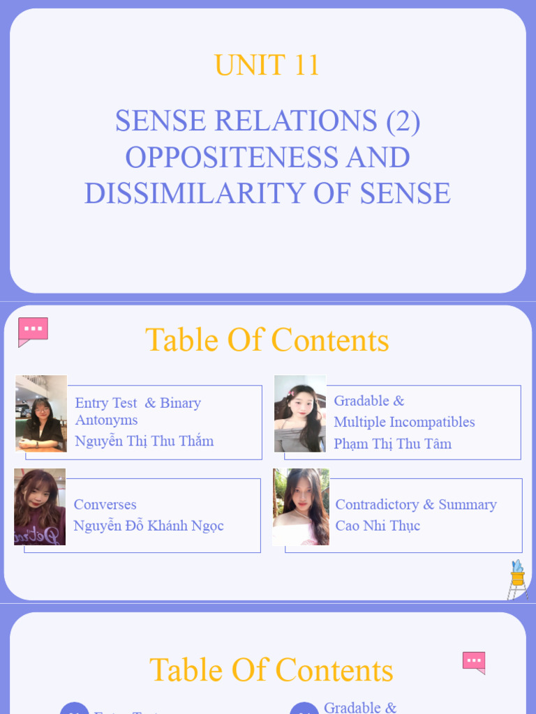 Understanding Sense Relations in Semantics | PDF | Interpretation (Philosophy) | Grammar