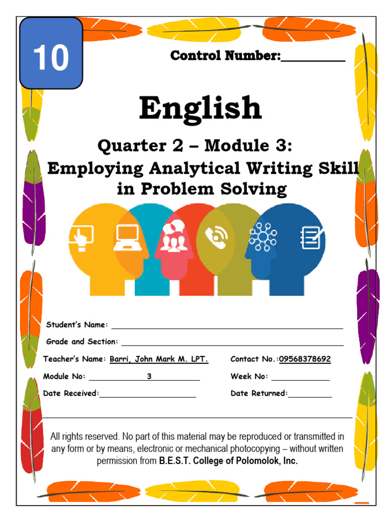 English 10 MODULE 6 | PDF