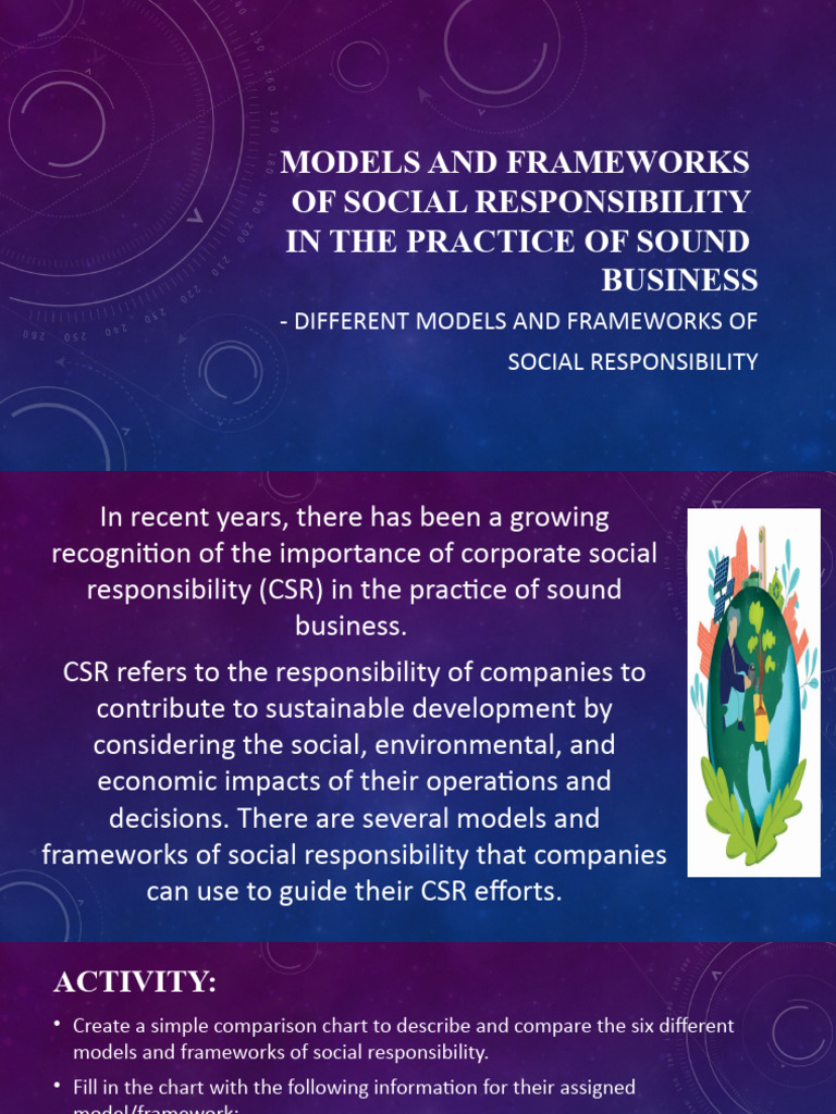 Week-3_Models-and-Frameworks | PDF | Corporate Social Responsibility ...