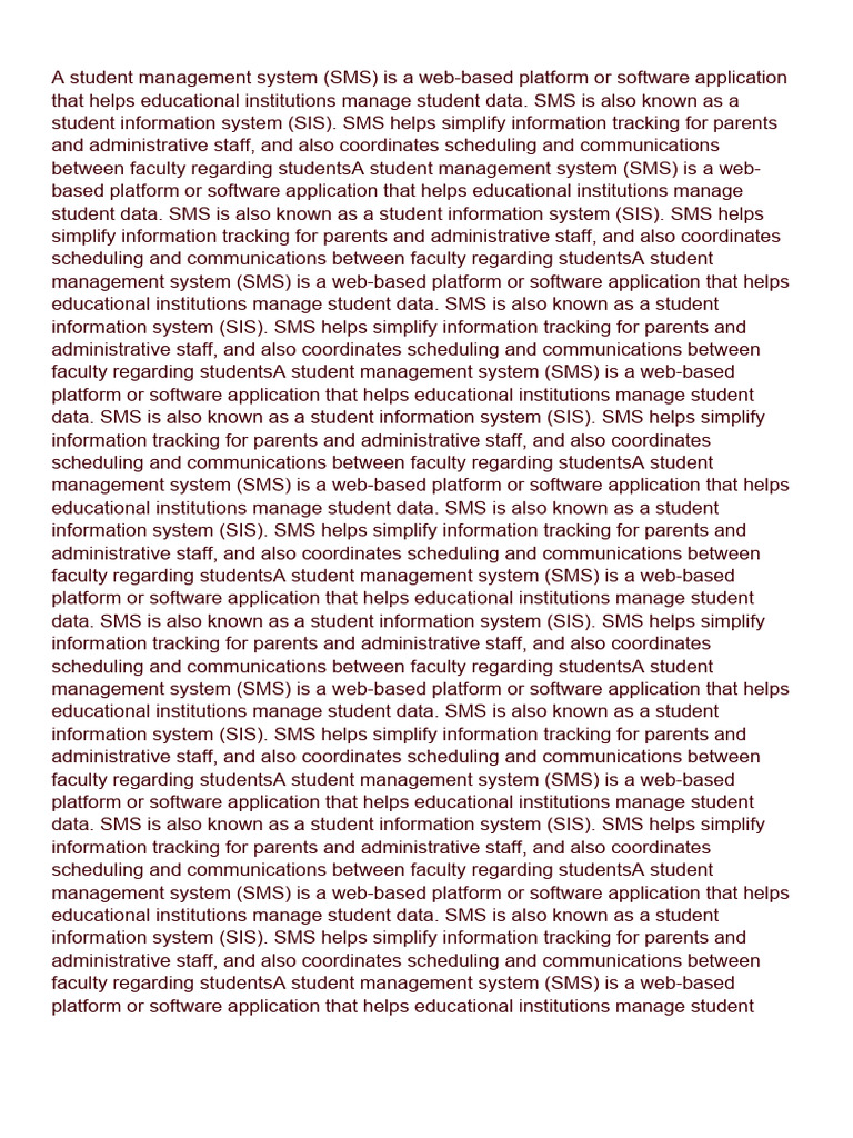 Student Management System Guide | PDF | Web Application | Software