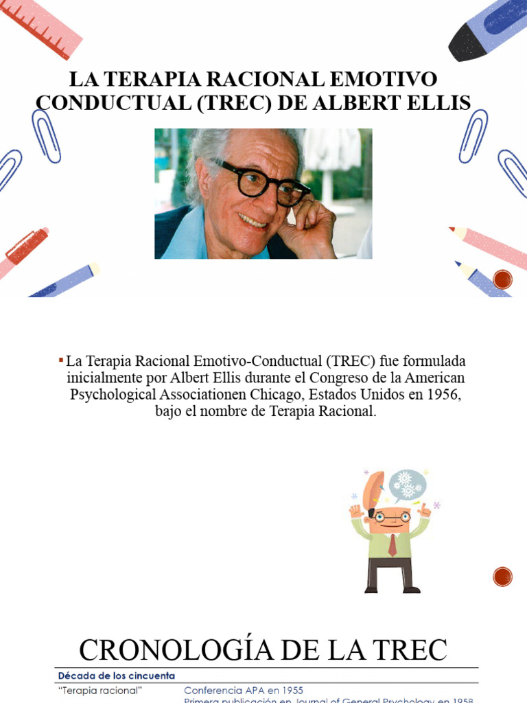 Terapia Racional Emotiva Conductual TREC - ELLIS (1) | PDF | Terapia ...