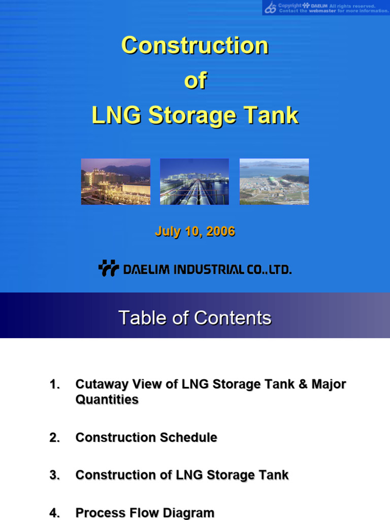 LNG & LPG Storage Tank | PDF | Roof | Deep Foundation