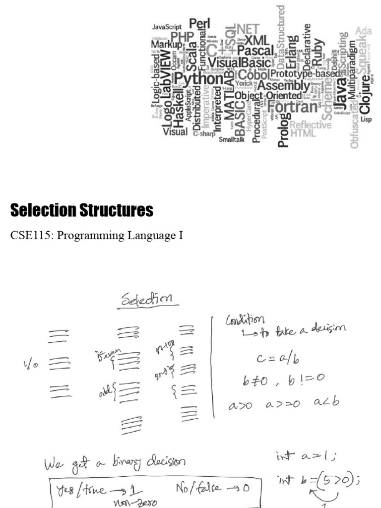 4 Selection | PDF | Boolean Data Type | Mathematical Logic