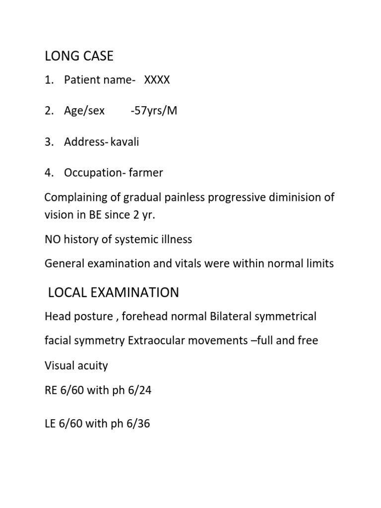 Ophthal Cases, Instru | PDF | Glaucoma | Medical Specialties