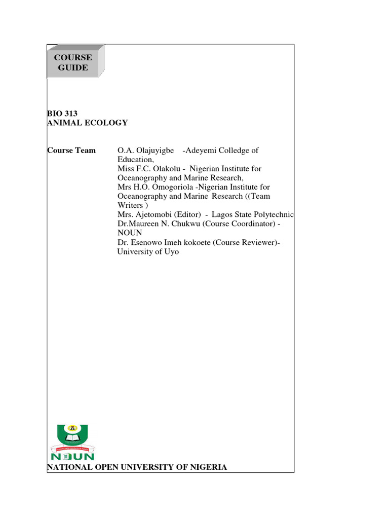 Bio 313 PDF | PDF | Ecological Niche | Ecology
