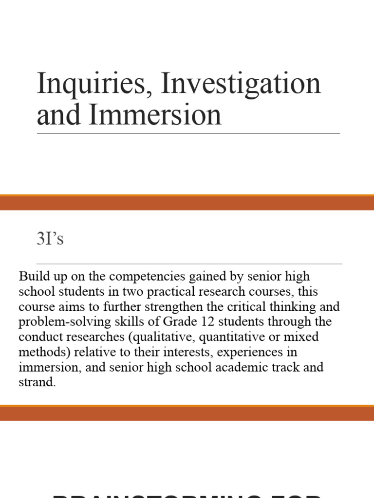 Brainstorming For Research Topic | Download Free PDF | Cognition ...