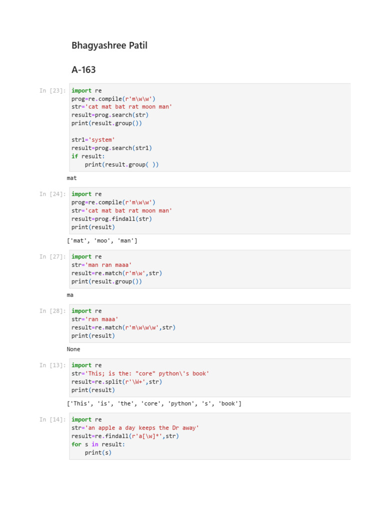 A-163 Bhagyashree Patil Exp11 | PDF | Computing | Computer Programming