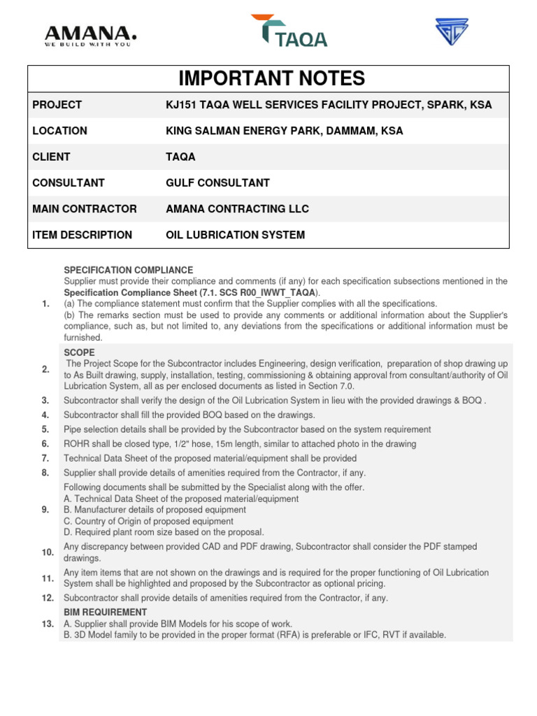 7.6.1. Important Notes | PDF | Specification (Technical Standard ...