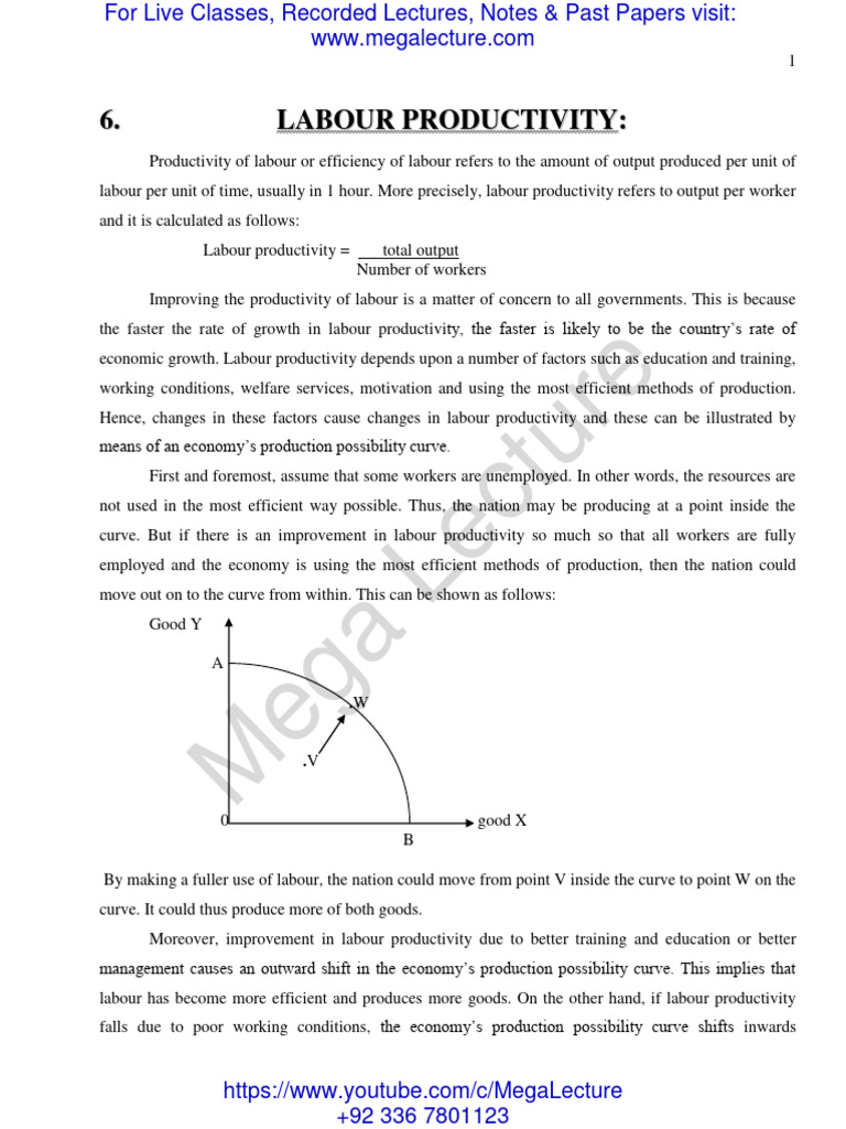 Labour Productivity | PDF | Labour Economics | Workforce Productivity