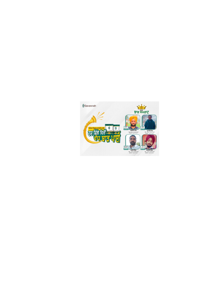 Savannah Banner Punjabi | PDF