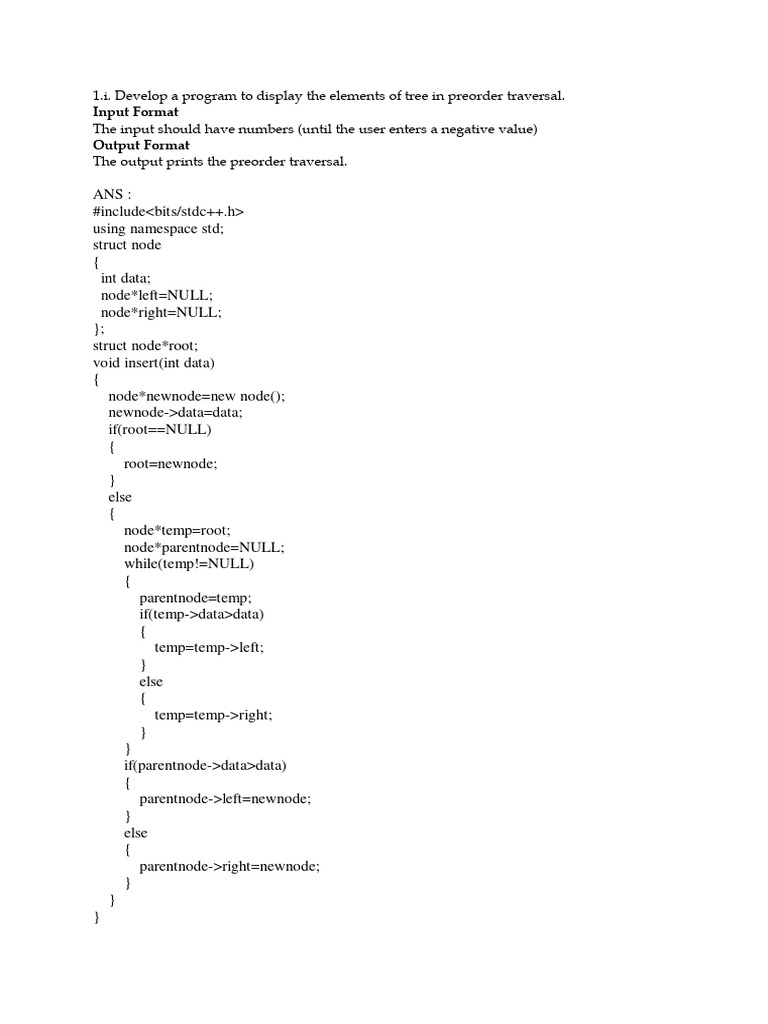 CIA 2 ANSWER | PDF | Namespace | Algorithms And Data Structures