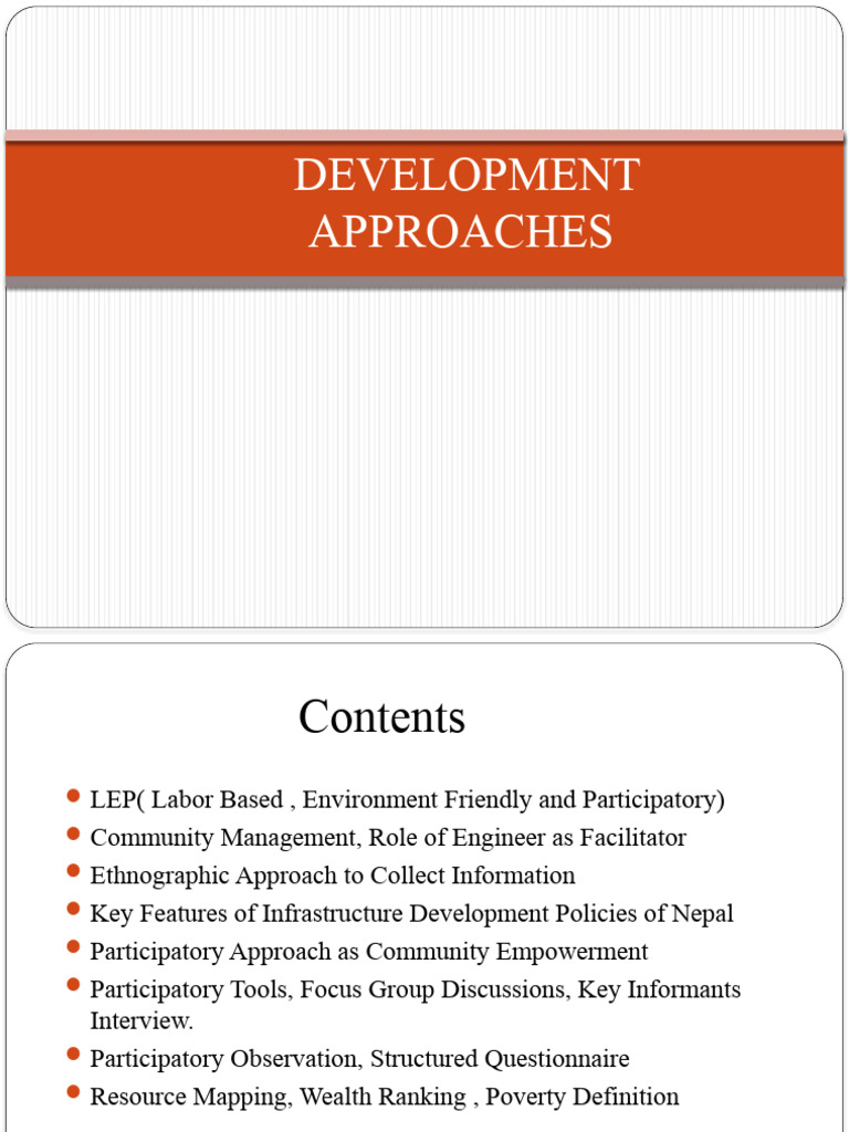 Chapter 2 Development Approach First Class | Download Free PDF ...