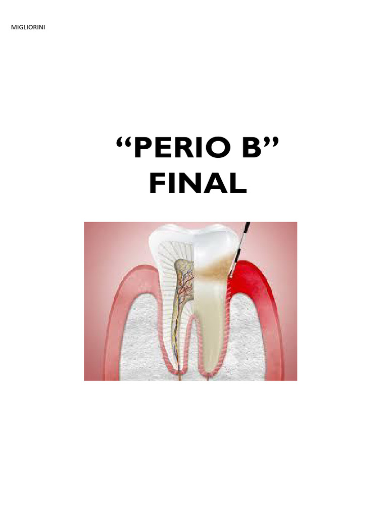 Final Perio B Mela | PDF | Epitelio | Hueso