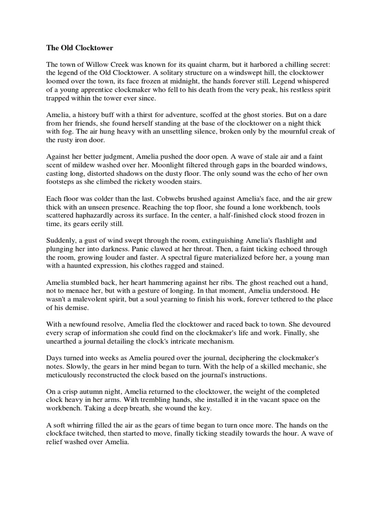 The Old Clocktower | PDF