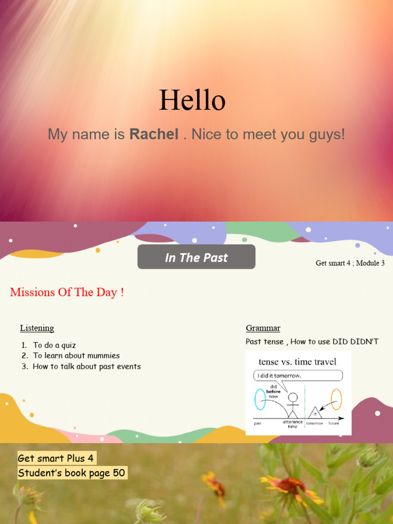 3.1 - 英文ppt：Mummies + Past Tense | PDF | Mummy | Language Families