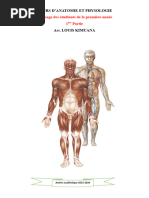Cours Anatomie Et Physiologie Bac +1 Sciences Infirmieres | PDF | Vertèbre | Colonne vertébrale