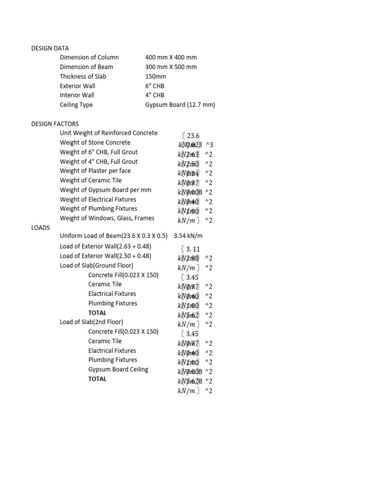 BLDG Weight | PDF | Wall | Framing (Construction)