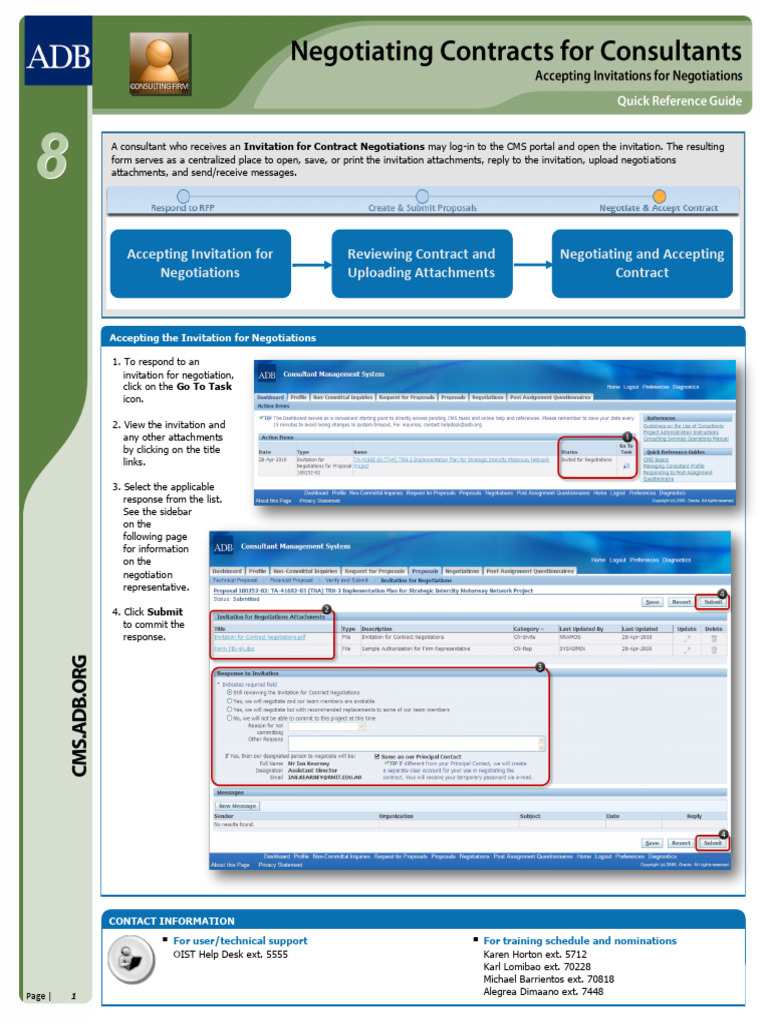 Contract Negotiation Process for Consultants | PDF | Cyberspace | Computing