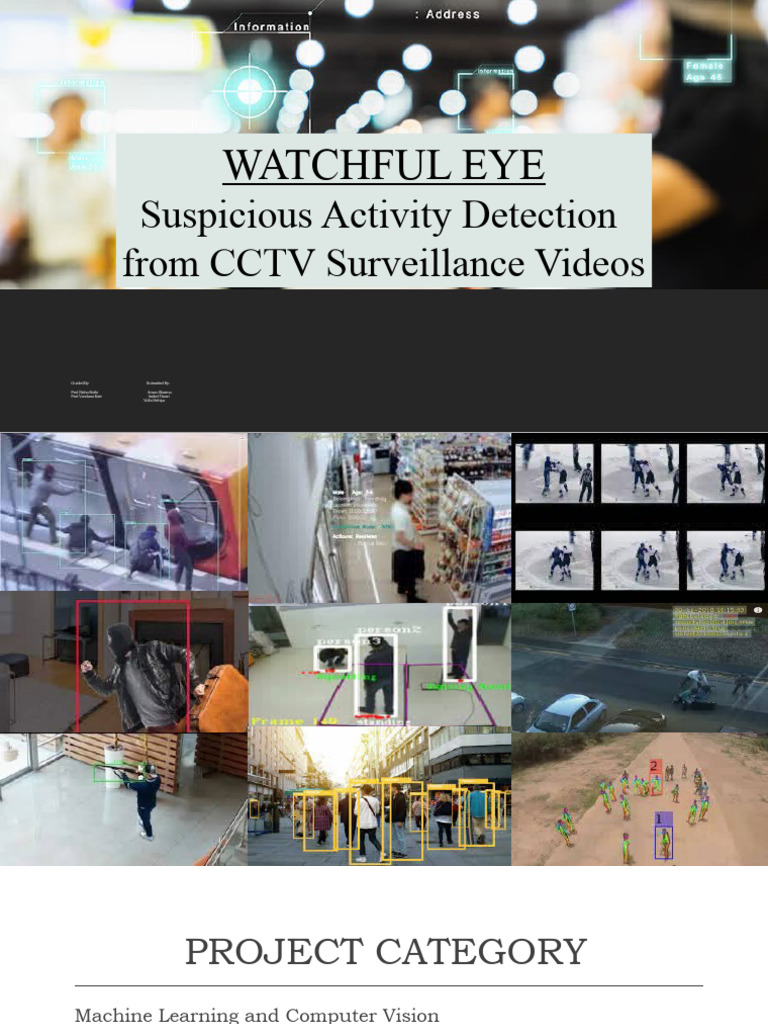 Major Project PPT - Suspicious Activity Detection | PDF | Operating ...