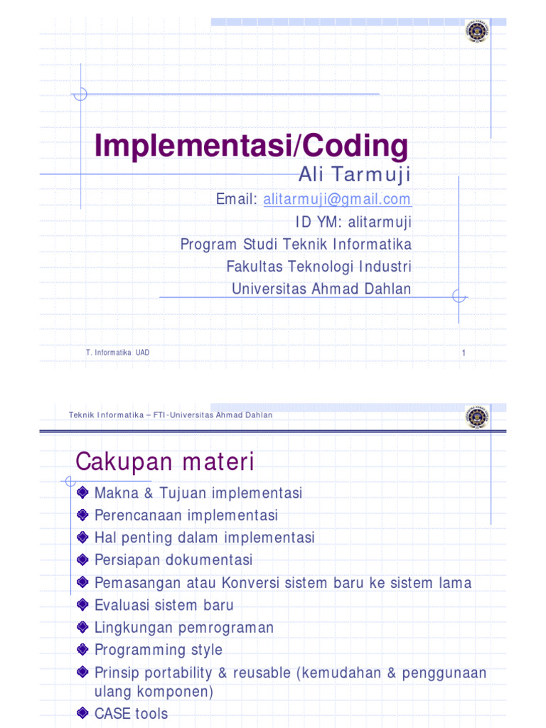 Lecture-13-Implementasi | PDF