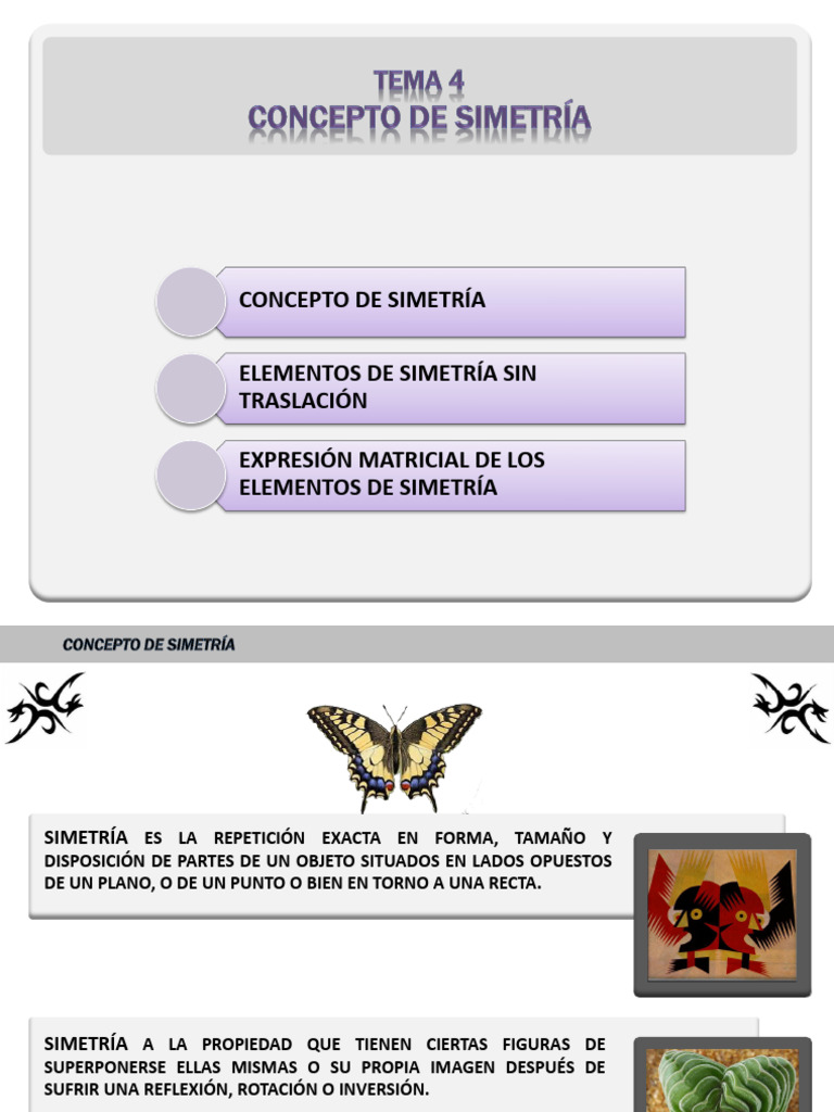 Tema 4 - Simetria | PDF | Rotación | Simetría