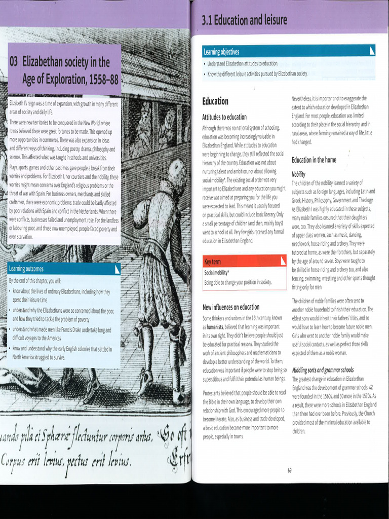 3 - Elizabethan Society in The Age of Exploration 1558-88 | PDF