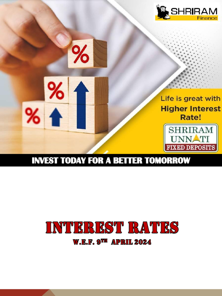 Fixed Deposit April 2024 - Rate Charts 090424 | PDF | Financial ...