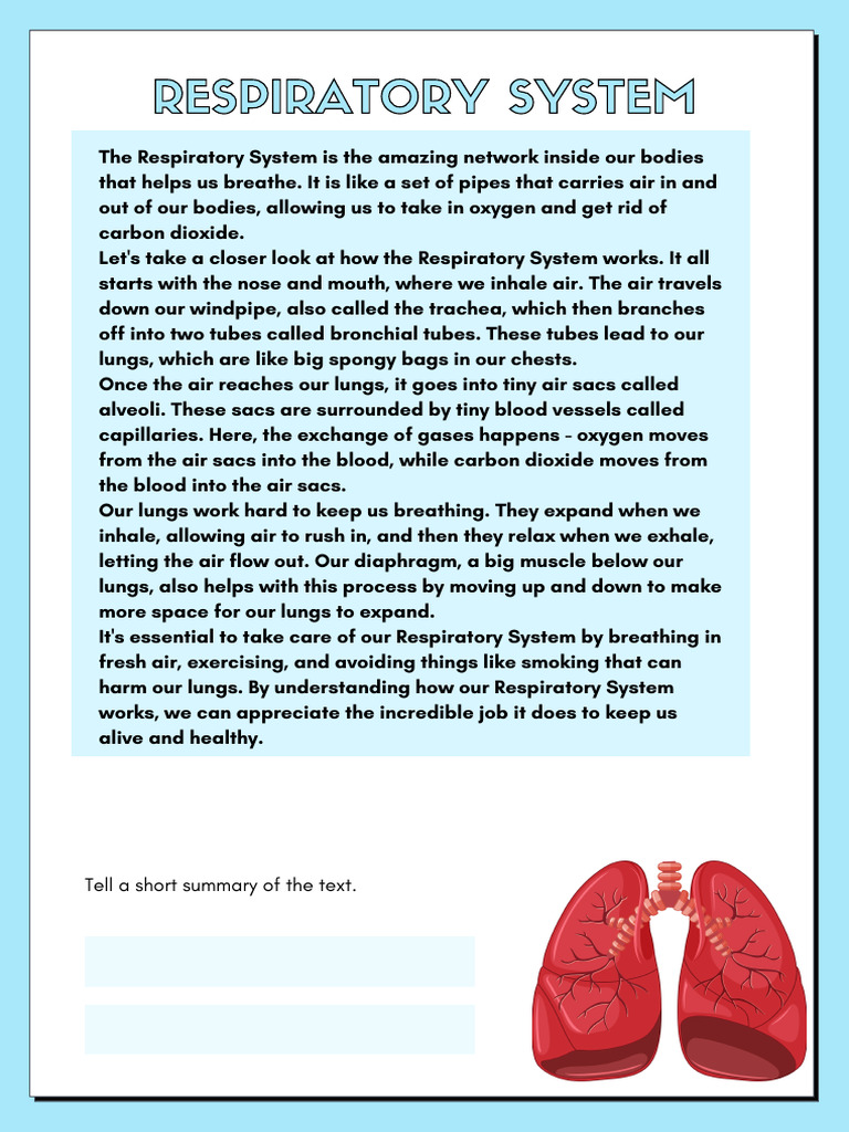 Solar System Reading Comprehension English Worksheet in Blue Space ...