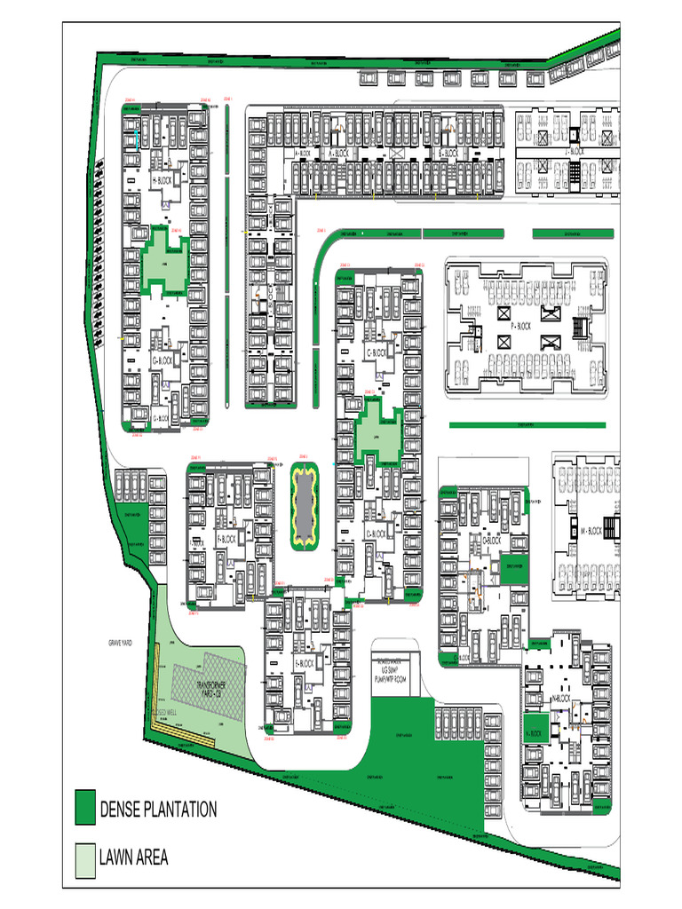 Meera shantivanam- master plan-Model | PDF