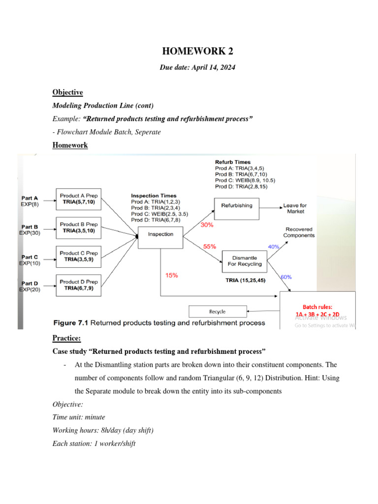 (SimuLab) Homework 2 | PDF