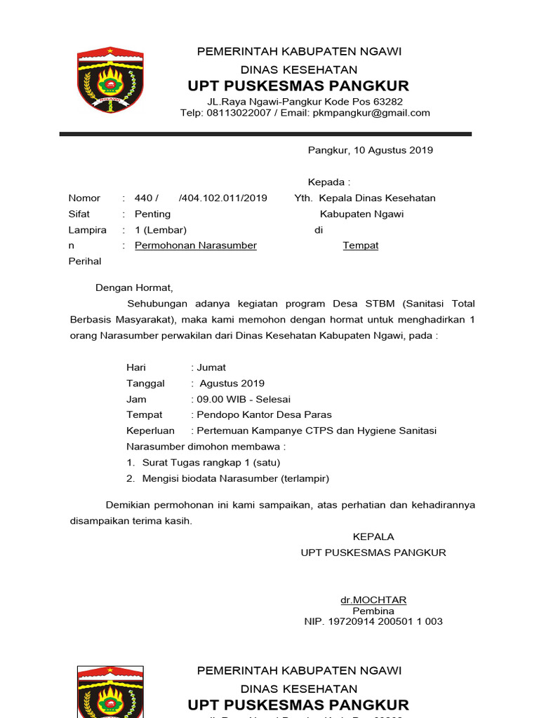 Undangan Narsum | PDF