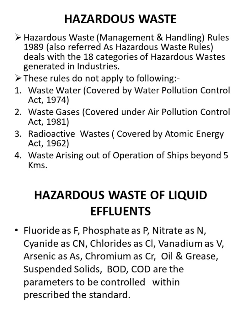 Hazardous Waste 1711997800 | PDF | Waste | Hazardous Waste