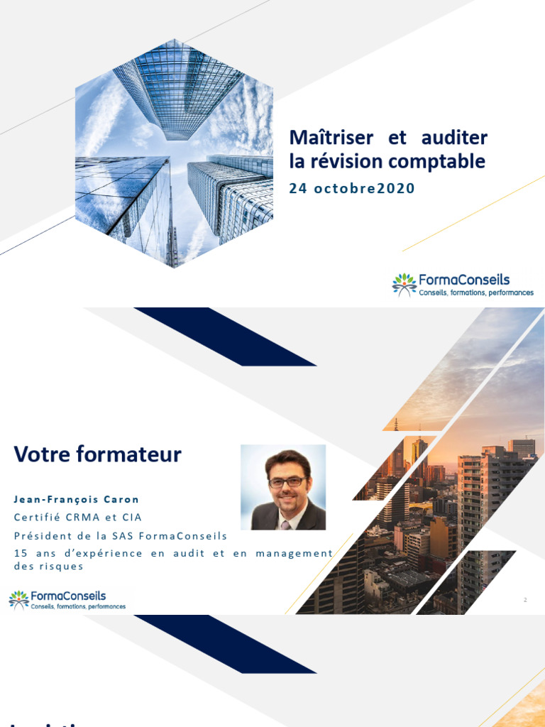 Formation - Révision Comptable | PDF | Comptabilité | Audit