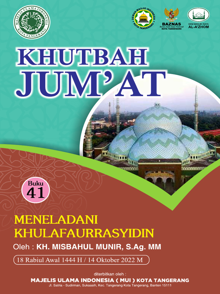 Buku Khutbah Jumat Edisi 41 | PDF