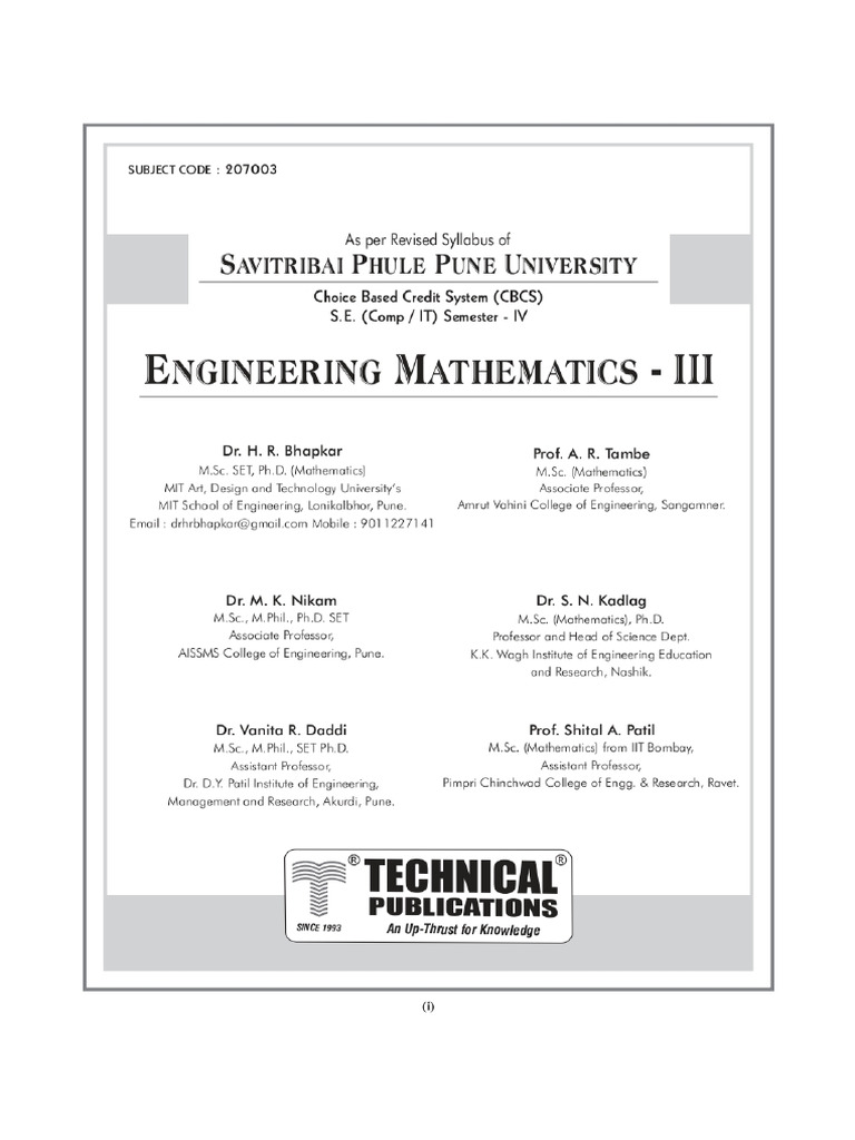 Engineering Mathematics 3 | PDF